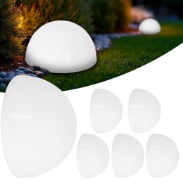 Monzana LED Solarleuchte 6er-Set halbrund