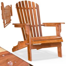 Casaria Liegestuhl Adirondack Akazienholz klappbar