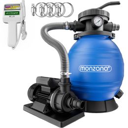 Monzana Sandfilteranlage 10200 L/h inkl Wassertestger&auml;t