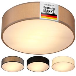Monzana Deckenlampe Taupe Stoff &Oslash;38cm
