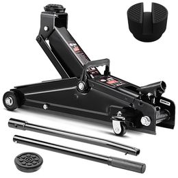 Deuba Wagenheber 3t 135-400mm + stahlverst&auml;rkter Gummiauflage