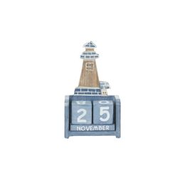 M&ouml;bel Kraft Tischkalender Leuchtturm blau Holzwerkstoff Ma&szlig;e (cm): B: 11 H: 18 &raquo; M&ouml;bel Kraft