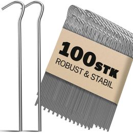 Gardebruk Heringe 100er-Set Stahl &Oslash;3,5mm verzinkt