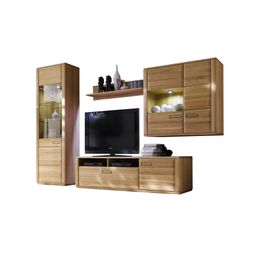 Woodford Wohnwand Dio holzfarben Ma&szlig;e (cm): B: 286 H: 209 T: 51.0 &raquo; M&ouml;bel Kraft