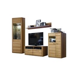 Woodford Wohnwand Dio holzfarben Ma&szlig;e (cm): B: 300 H: 209 T: 51.0 &raquo; M&ouml;bel Kraft