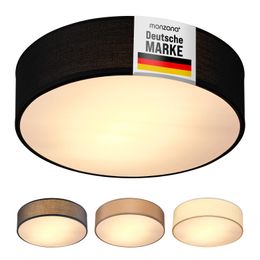 Monzana Deckenlampe Schwarz Stoff &Oslash;30cm