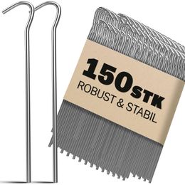 Gardebruk Heringe 150er-Set Stahl &Oslash;3,5mm verzinkt