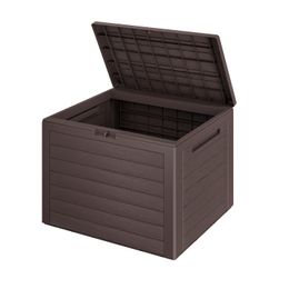 Casaria Gartenbox Lille 190L Braun in Holzoptik wetterfest abschlie&szlig;bar