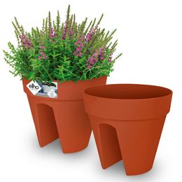 Gardebruk Blumentopf Terrakotta 2er-Set 28,5x25,5cm