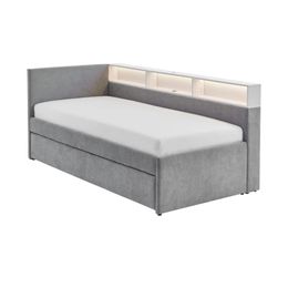 M&ouml;bel Kraft Polsterbett grau Ma&szlig;e (cm): B: 142 H: 91 &raquo; M&ouml;bel Kraft