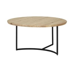 M&ouml;bel Kraft Couchtisch holzfarben Ma&szlig;e (cm): H: 37 &Oslash;: 70.0 &raquo; M&ouml;bel Kraft