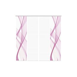 Vision S Schiebevorhang rosa/pink Synthetik Ma&szlig;e (cm): B: 60 H: 260 &raquo; M&ouml;bel Kraft