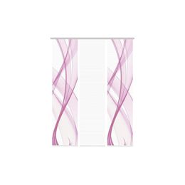 Vision S Schiebevorhang rosa/pink Synthetik Ma&szlig;e (cm): B: 60 H: 260 &raquo; M&ouml;bel Kraft