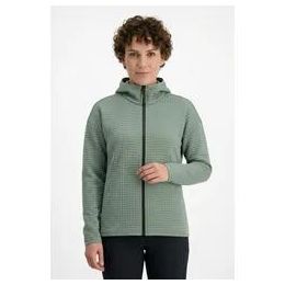 Fleecejacke Jack Wolfskin "MOGARI HOODED FZ W", Herren, Gr. XL (46), gr&uuml;n zinnia, Fleece, Obermaterial: 95% Polyester, 5% Elasthan. Futter: 100% Polyester, Strukturmuster, unifarben, Basic h&uuml;ftbedeckend, elastischer Bund, Jacken Fleecejacke, atmungsaktiv, leicht, &Uuml;bergangsjacke, Waffel-Optik