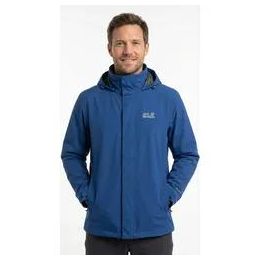 Funktionsjacke Jack Wolfskin "TRAILTIME 2L JKT M", Herren, Gr. L (52), blau orchid, Obermaterial: 100% Polyester. Futter: 100% Polyester, Jacken Funktionsjacke, Wasserabweisend, windabweisend, atmungsaktiv, &Uuml;bergangsjacke