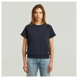 G-Star Raw T-Shirt G-STAR "Raglan", Damen, Gr. XS, salute, Single Jersey, Obermaterial: 100% Baumwolle, unifarben, regular fit h&uuml;ftbedeckend, Rundhals, Raglan&auml;rmel blind abgesteppte Kante, Shirts T-Shirt, Rundhalsform, mit angesetztem B&uuml;ndchen