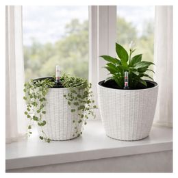 HTI-Living Blumentopf Hydro &Oslash; 27 cm 2er Set Nessa Wei&szlig;
