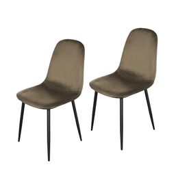 HTI-Living Stuhl Savannah Velvet 2er-Set