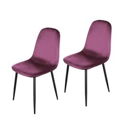 HTI-Living Stuhl Savannah Velvet 2er-Set