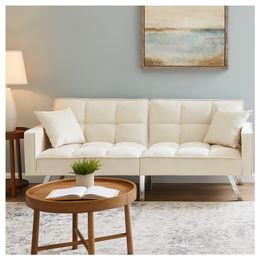 HTI-Living Sofa mit Schlaffunktion Brigga Beige