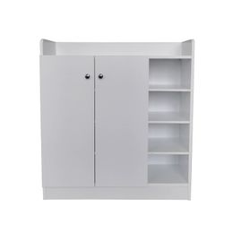 HTI-Living Sideboard mit 8 Regalf&auml;chern Wei&szlig;