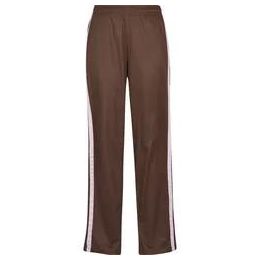 Jogginghose Karl Kani "Karl Kani Og Mesh Trackpants", Damen, Gr. L, US-Gr&ouml;&szlig;en, schwarz braun, pink, 100% Polyester, normal, Hosen Jogginghose