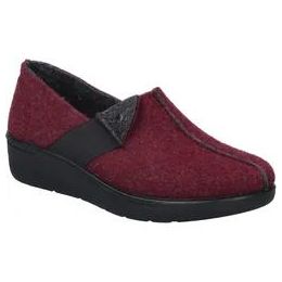 Hausschuh Josef Seibel "Tara 10, bordeaux", Damen, Gr. 38, rot (bordeaux), Obermaterial: 100% Textilmaterial TEXMAT., Schuhe Hausschuh