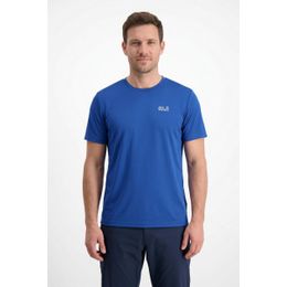 Funktionsshirt Jack Wolfskin "TECH T M", Herren, Gr. XXXL (60), blau orchid, Obermaterial: 100% Polyester, normal, Rundhals, Shirts Funktionsshirt