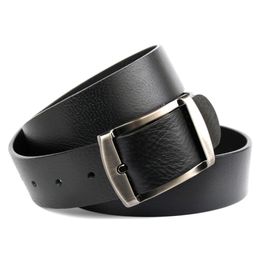 Lederg&uuml;rtel Anthoni Crown, Damen, Gr. 100, schwarz, Leder, unifarben, G&uuml;rtel Lederg&uuml;rtel