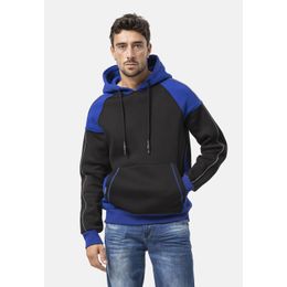 Cipo & Baxx Sweatshirt CIPO & BAXX "CL591", Herren, Gr. L, schwarz, Feinstrick, 70% Baumwolle, 30% Polyester, unifarben, regular fit normal, Rundhals, Raglan&auml;rmel Rippb&uuml;ndchen, Sweatshirts Sweatshirt, mit Kapuze