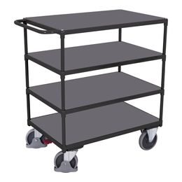 Cordes Schwerer Tischwagen 4 Ladefl&auml;chen RAL 7016 (sw-800.700/AG)