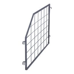 Cordes Palettenaufsatz Trenngitter schr&auml;g RAL 7016 anthrazitgrau (zpa-080.063/AG)
