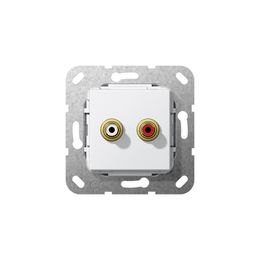 GIRA Cinch Audio Gender Changer UP Tragring rws 563103)