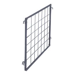Cordes Palettenaufsatz Trenngitter RAL 7016 750 x 1000 mm anthrazitgrau pulverbeschichtet ; VARIOFIT (zpa-080.052/AG)
