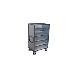 VARIOFIT ESD Etagenwagen fest verschwei&szlig;t 1.245 x 785 mm Stahlblechw&auml;nde (sw-800.872)
