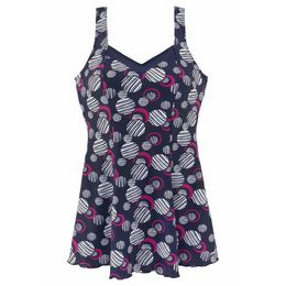 Lascana Badekleid 'Circulo' mehrfarbig Gr. 50 Cup C f&uuml;r Damen. Ohne B&uuml;gel