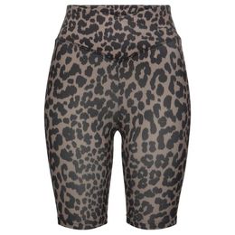 active by Lascana LASCANA ACTIVE Radlerhose mehrfarbig Gr. 44/46 f&uuml;r Damen. Mit Allover-Druck. Figurbetont