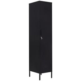 Mid.you Highboard, Schwarz, Metall, 3 F&auml;cher, 30x185x46 cm, Typenauswahl, individuell planbar, in verschiedenen Gr&ouml;&szlig;en erh&auml;ltlich, f&uuml;r den Au&szlig;enbereich geeignet, Wohnzimmer, Kommoden & Sideboards, Highboards