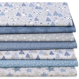buttinette Patchwork- und Quiltpaket "Schneemann", grau-color