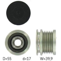 SKF Generatorfreilauf vkm03112 f&uuml;r VW MAN Porsche