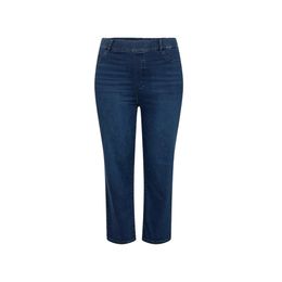 Chinohose WASABI CONCEPT "Wasabi Concept Trousers WA-SUMMER 16", Damen, Gr. XXL, Normalgr&ouml;&szlig;en, 2494 dunkelblau denim, Obermaterial: 69% Baumwolle, 28% Polyester, 3% Elasthan, Hosen Chinohose