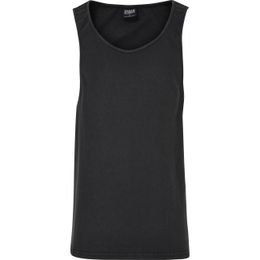 Tanktop Urban Classics "Urban Classics Herren Heavy Oversized Acid Wash Tank", Herren, Gr. S, schwarz, 100% Baumwolle, oversize, Tops Tanktop