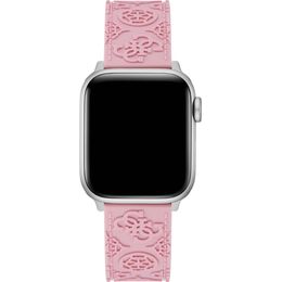 Smartwatch-Armband Guess "CS2003S3", rosa, Uhrenarmb&auml;nder, Silikon, Wechselarmband, Ersatzband, Silikon, passend f&uuml;r die Apple Watch