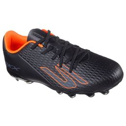 Fu&szlig;ballschuh Skechers "JR YOUTH FG, Skechers Skx_2 Jr Youth Mg", M&auml;dchen, Gr. 38, schwarz (bkor schwarz), Lederimitat, Schuhe Fu&szlig;ballschuh, Kunstrasenschuh unterst&uuml;tzt multidirektionale Bewegungen