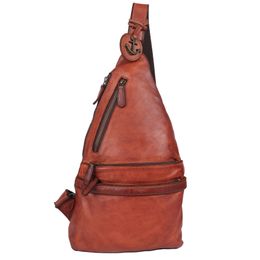 Handtasche Harbour 2nd "Rowan", Damen, Gr. B/H/T: 23cm x 38cm x 5cm, braun (cognac), Rindsleder, Taschen Handtasche, Rucksack Damen Tasche Umh&auml;ngetasche