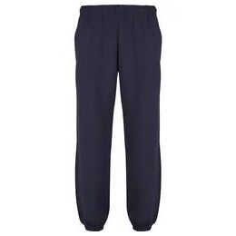 Jogginghose Urban Classics "Urban Classics Basic Essential Sweatpants", Herren, Gr. 4XL, US-Gr&ouml;&szlig;en, navy, 50% Baumwolle, 50% Polyester, unifarben, loose fit, Hosen Jogginghose