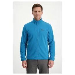 3-in-1-Funktionsjacke Jack Wolfskin "TAUBENBERG 3IN1 JKT M", Herren, Gr. S, blau (aurora blau), Obermaterial: 100% Polyester, normal, hoch geschlossener Ausschnitt, mit verstellbarem Klettverschluss, Jacken, 3in1, wasserdicht, winddicht, &Uuml;bergangsjacke