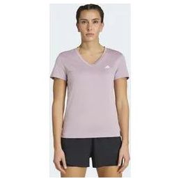 T-Shirt Adidas PERFORMANCE "Adidas WORKOUT ESSENTIALS MIT V-AUSSCHNITT", Damen, Gr. XS, preloved fig, Obermaterial: 93% Polyester, 7% Elasthan, V-Ausschnitt, Shirts T-Shirt