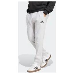 Sporthose Adidas SPORTSWEAR "ESSENTIALS FEELCOZY", Herren, Gr. 3XL, N-Gr, light grau heather, schwarz, normal, gr., Obermaterial: 70% Baumwolle, 30% Polyester, Hosen Sporthose