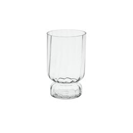 HOME STORY Vase transparent/klar Glas Ma&szlig;e (cm): H: 25 &Oslash;: 15 &raquo; H&ouml;ffner
